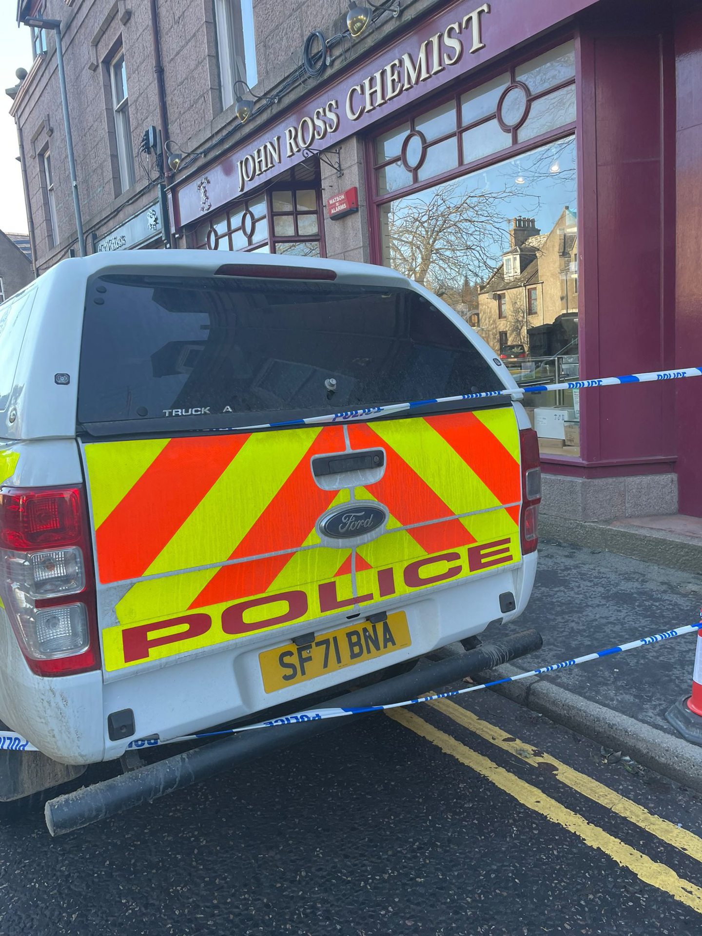 Two men arrested and charged following break-in to Ellon chemist