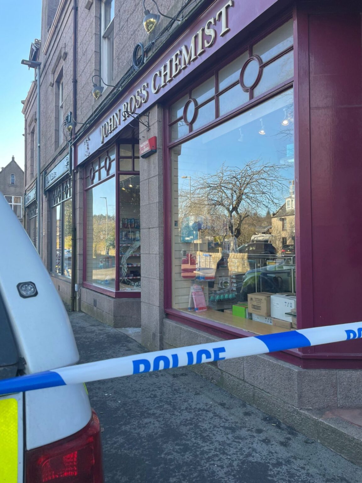 Two men arrested and charged following break-in to Ellon chemist