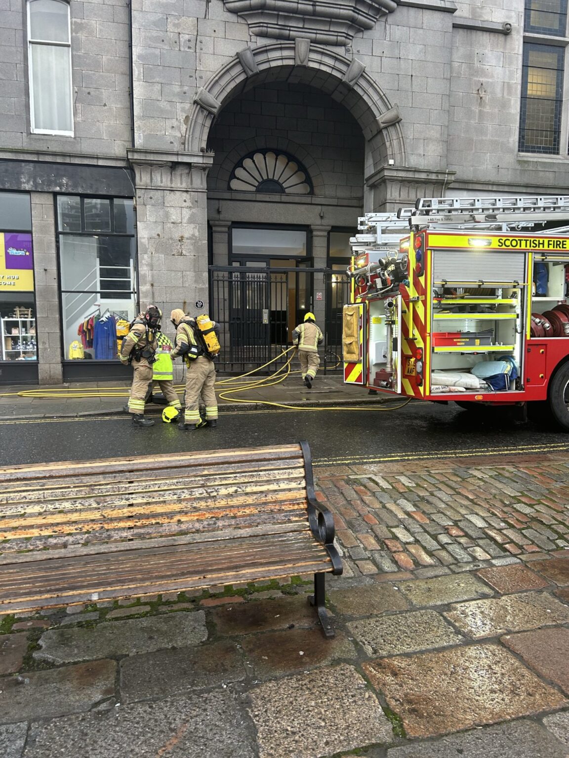 Emergency response at Castlegate fire
