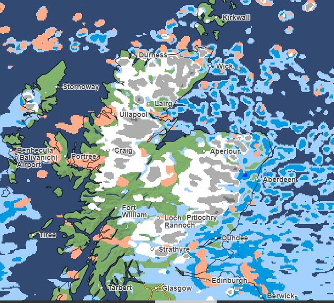Aberdeen and Inverness set for snow and ice as yellow alert issued