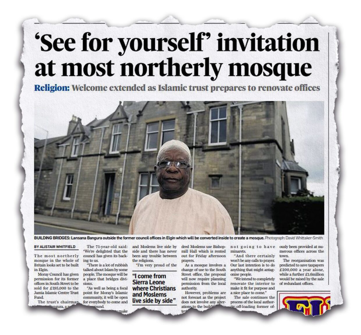 Plans to extend Elgin Mosque revealed