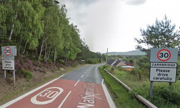 One taken to hospital after 3-vehicle crash on A938 near Carrbridge
