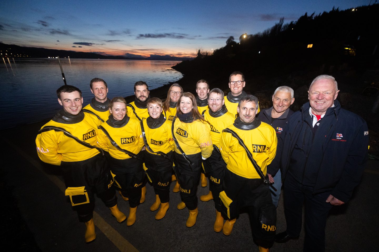 Gallery: RNLI Kessock lit up for charity's 200th anniversary