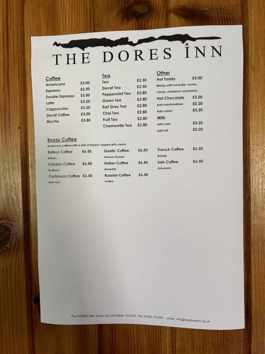 Staff at The Dores Inn hit back at criticism over 20p milk charge