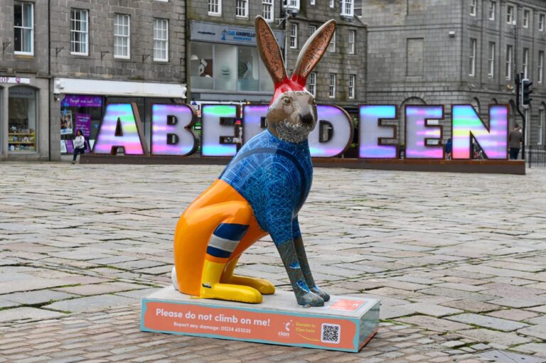 First sculpture unveiled for Clan's public art trail in Aberdeen
