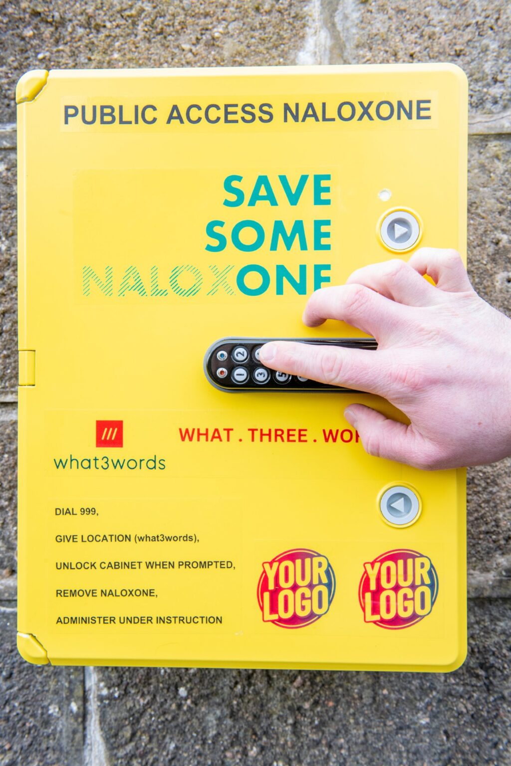 What's inside this big yellow box? A naloxone first for Aberdeen