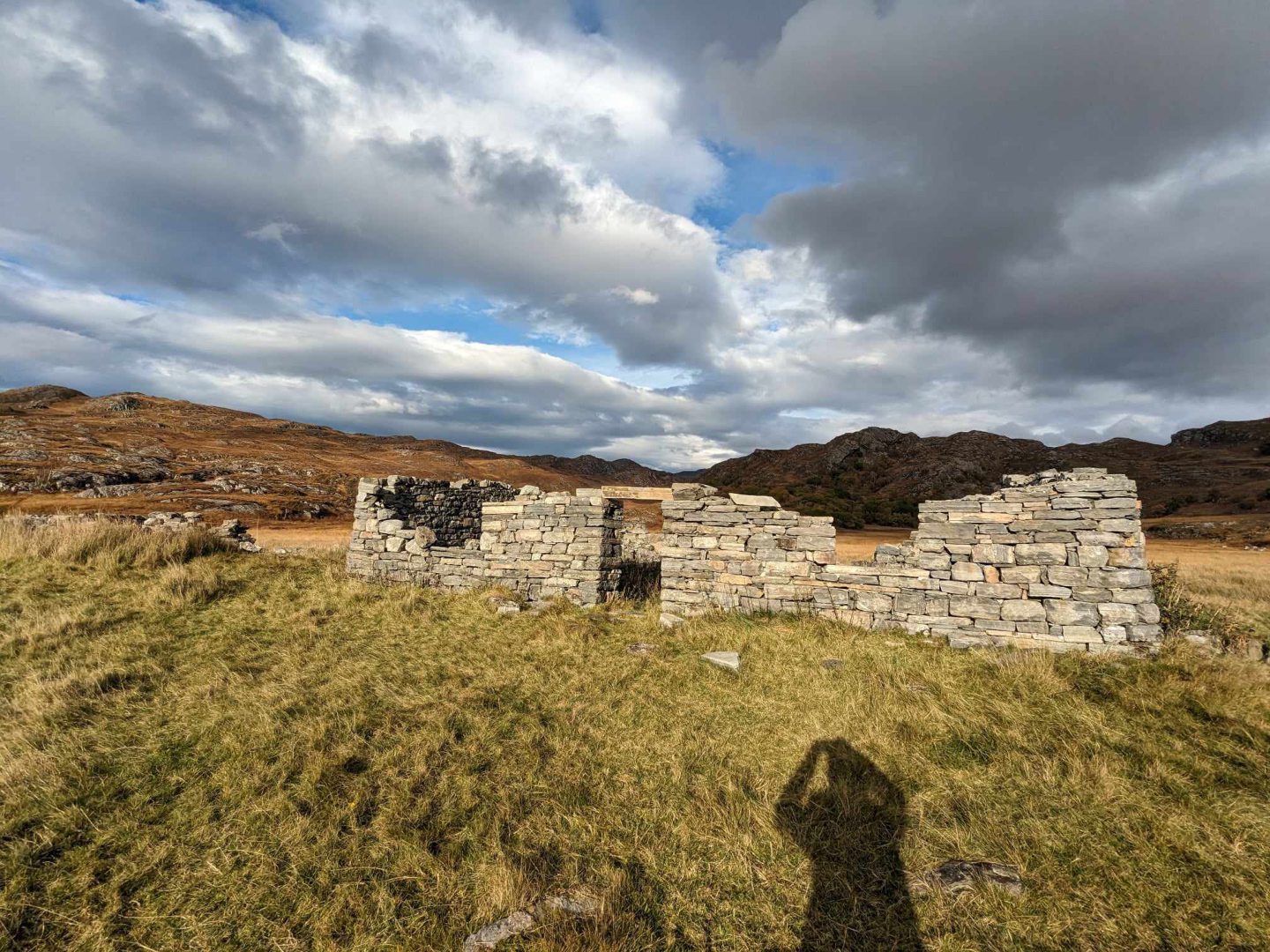 Exploring the deserted village of Peanmeanach in remote Ardnish