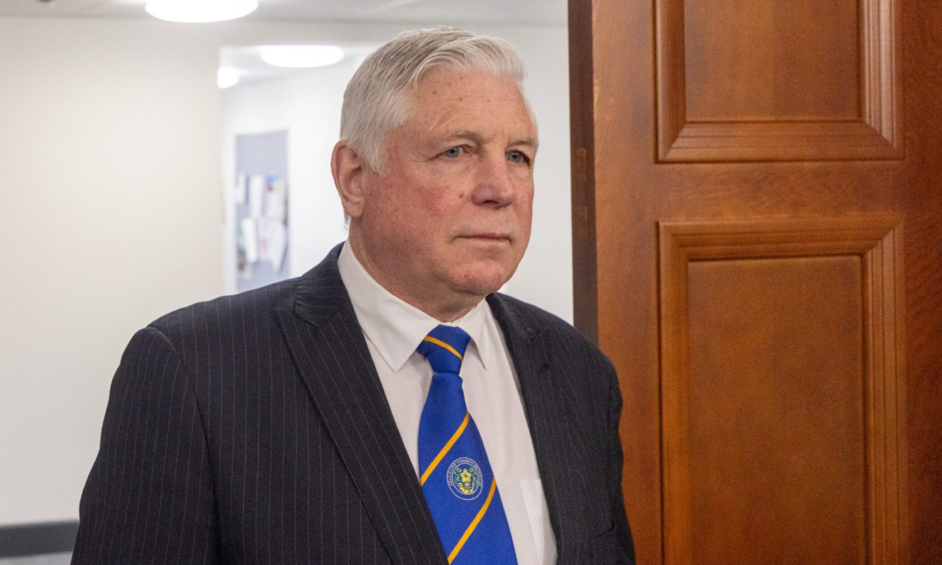Who is William Henry organiser of the Stonehaven Orange March?