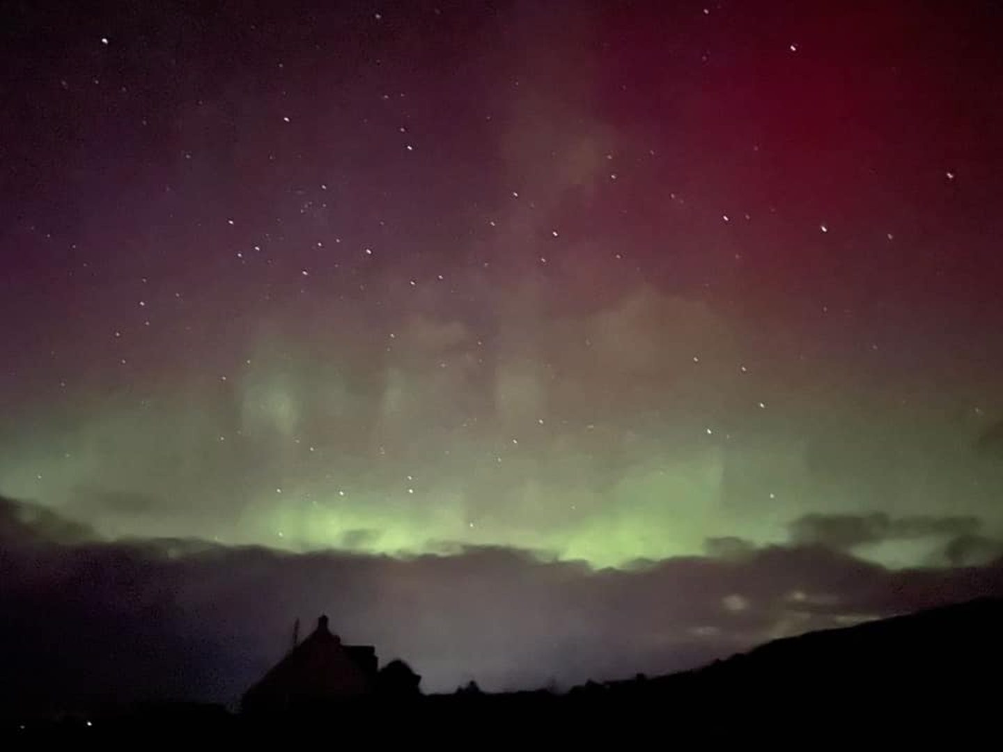 Northern Lights photos: Aurora borealis in north & north-east skies