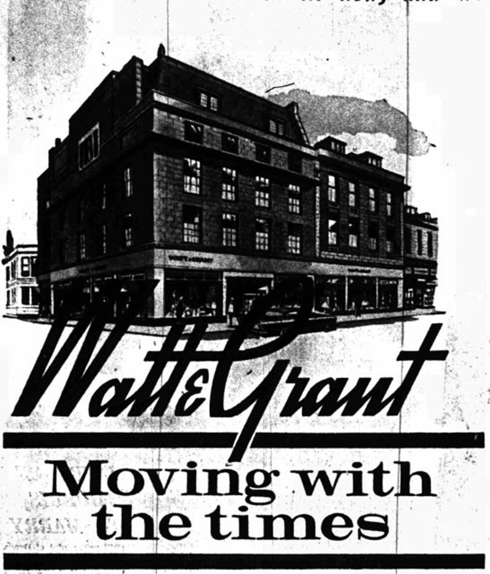 Watt & Grant unveiled its new look in March 1963