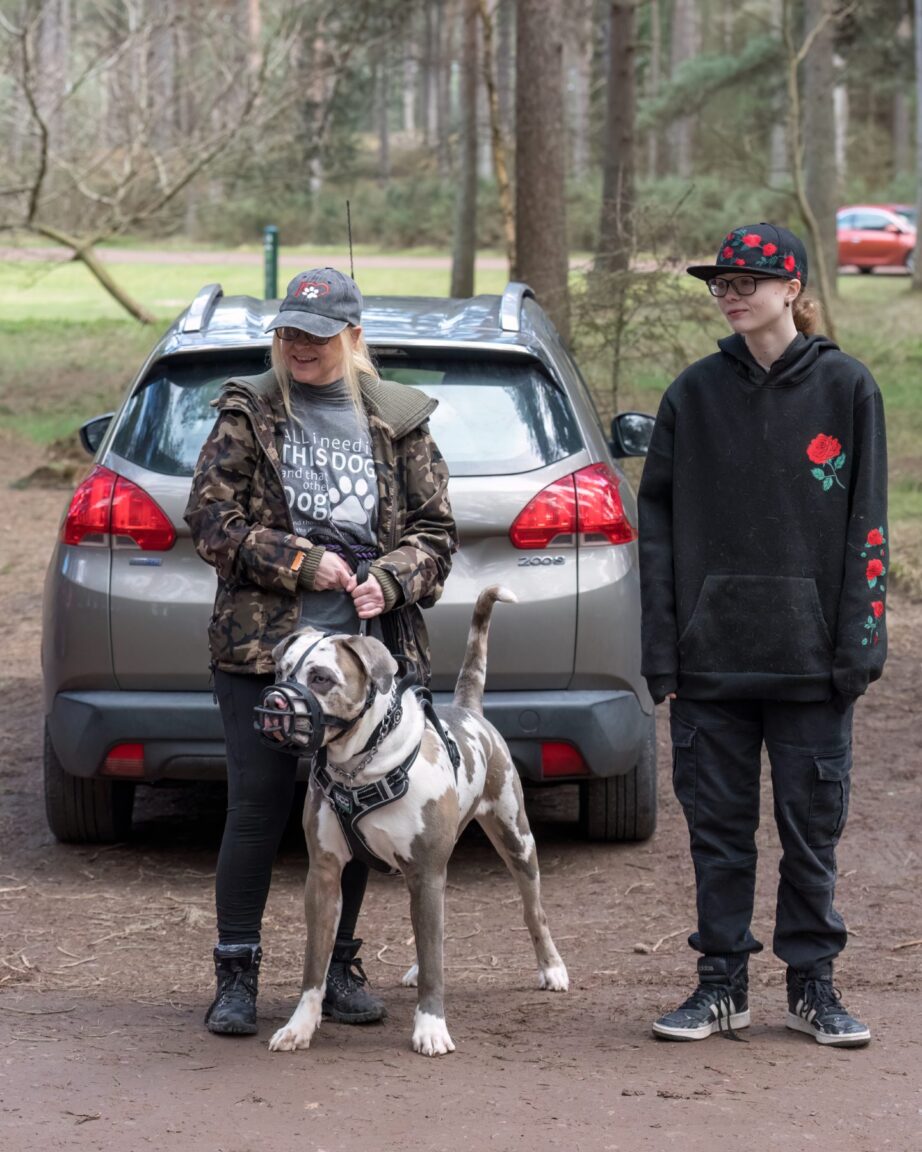 XL bully walk success for owners struggling with mental health