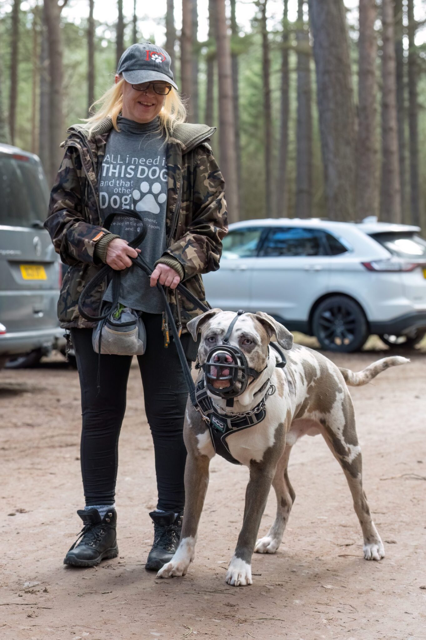 XL bully walk success for owners struggling with mental health