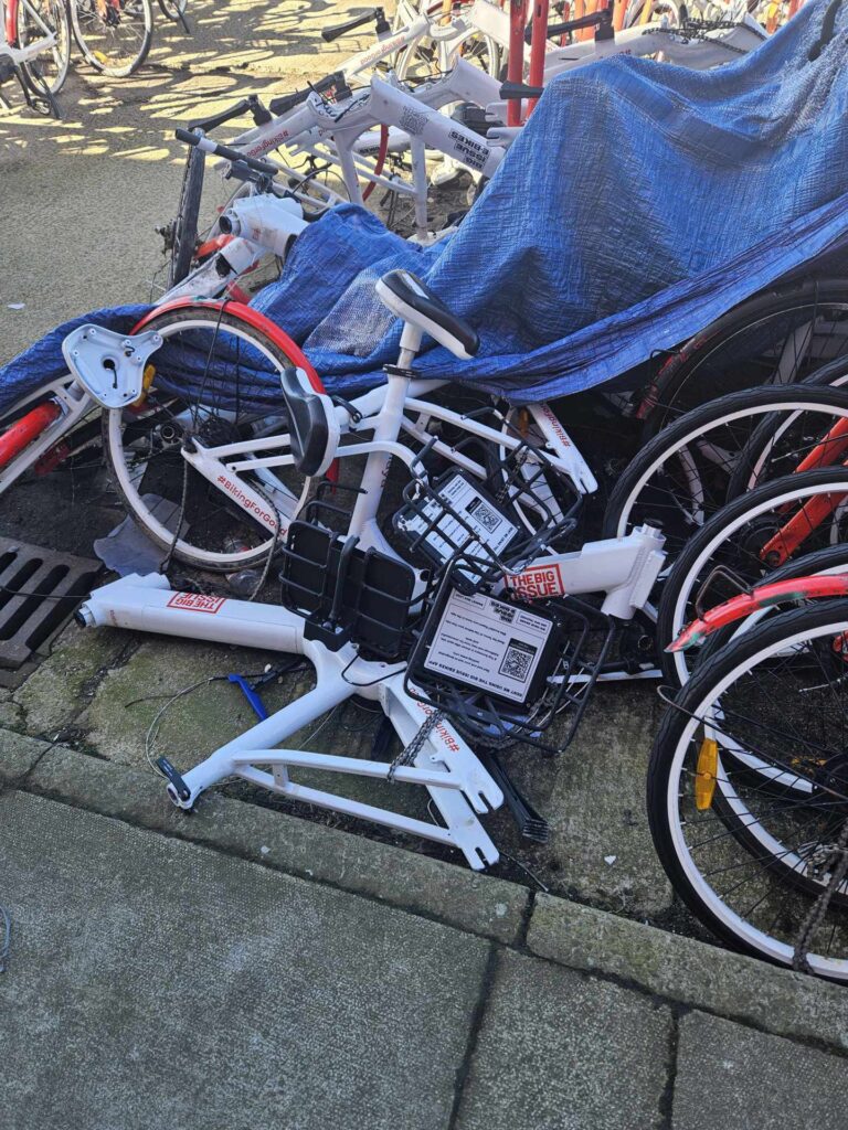 Ebike 'graveyard' spotted outside Altens unit after operator pulls out