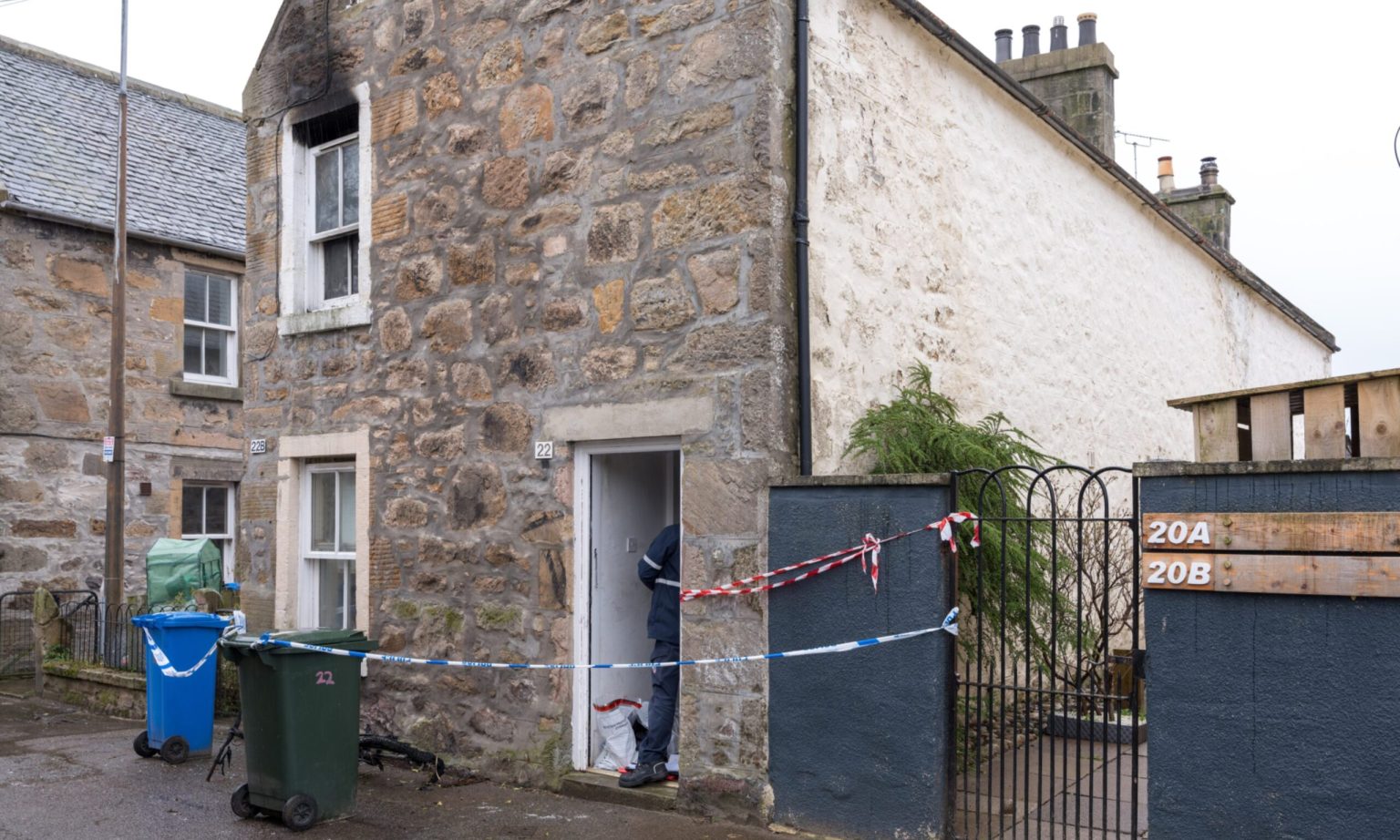 Fire-hit Forres property locked down as investigation launched