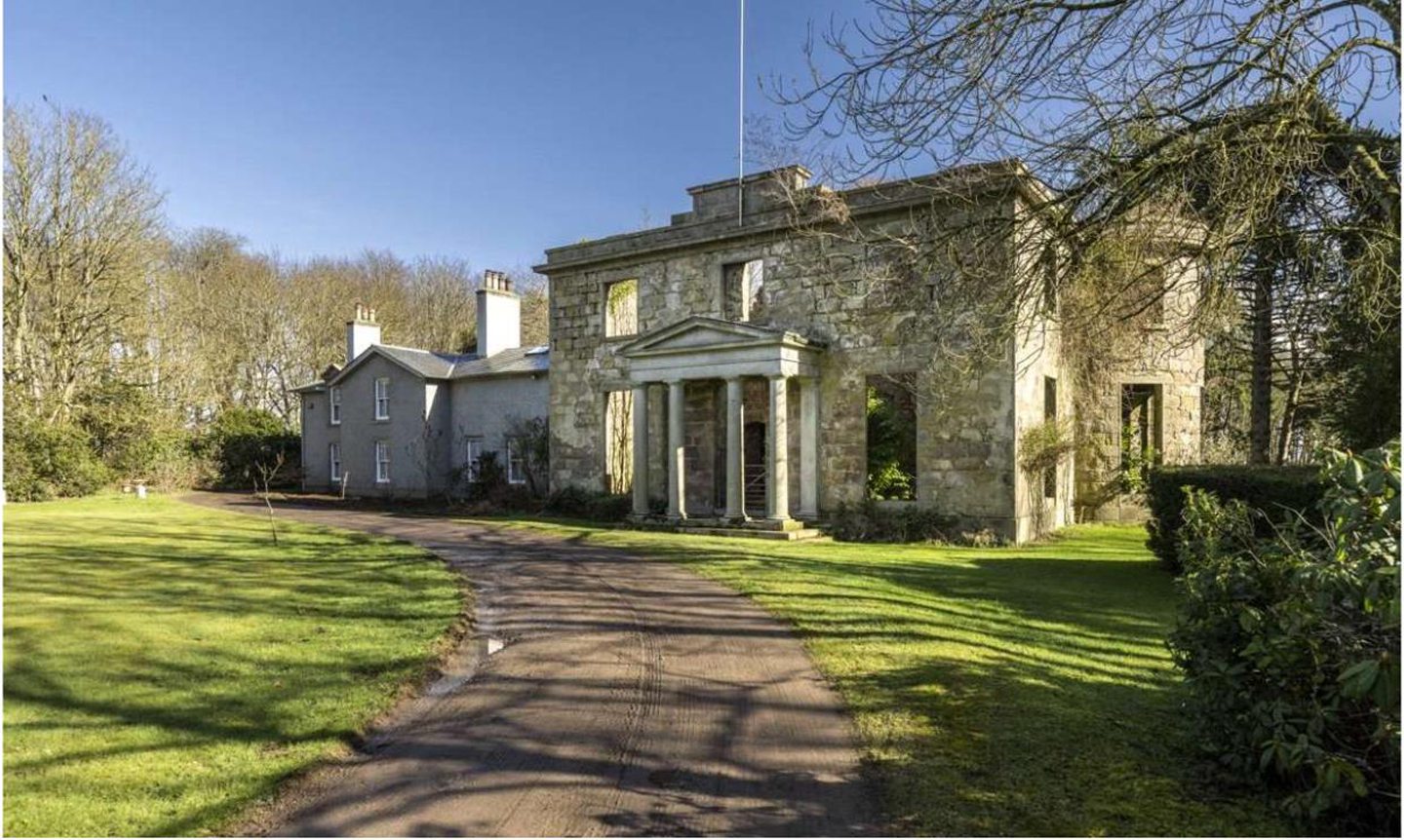 Tillery House: Detached house and B-listed ruin for sale near Udny