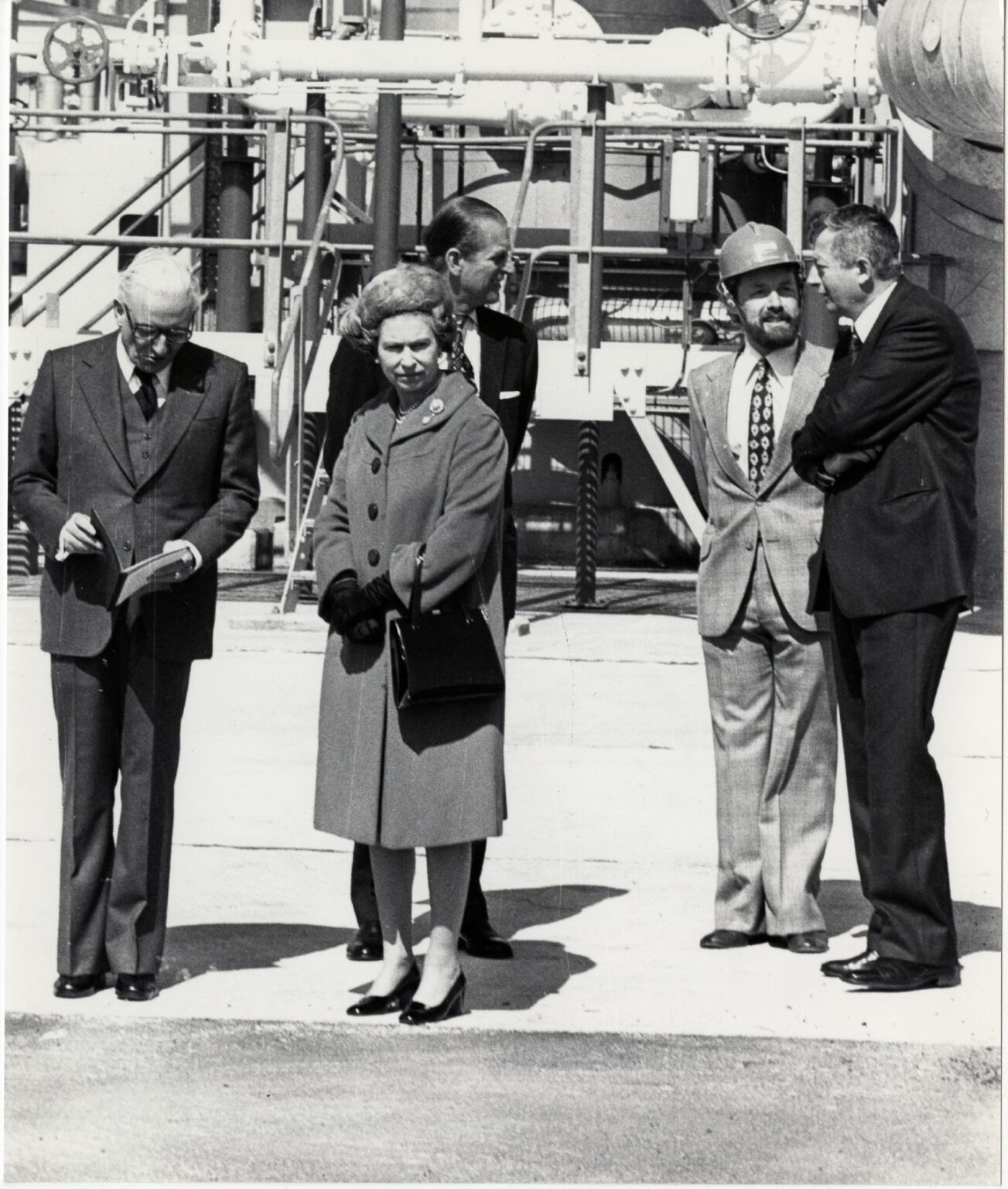 Queen Elizabeth opened St Fergus gas terminal in 1978