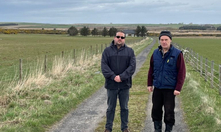 Small Caithness community rallies against wind turbines plan