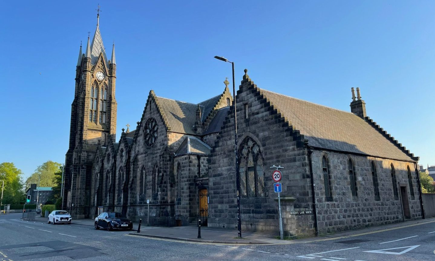 Historic Rubislaw Church in Aberdeen West End on the market