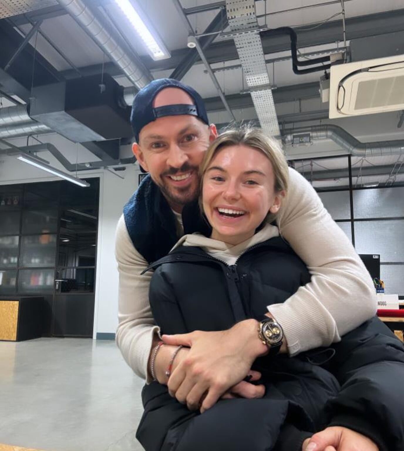 James Watt and Georgia Toffolo escape to Highlands with families