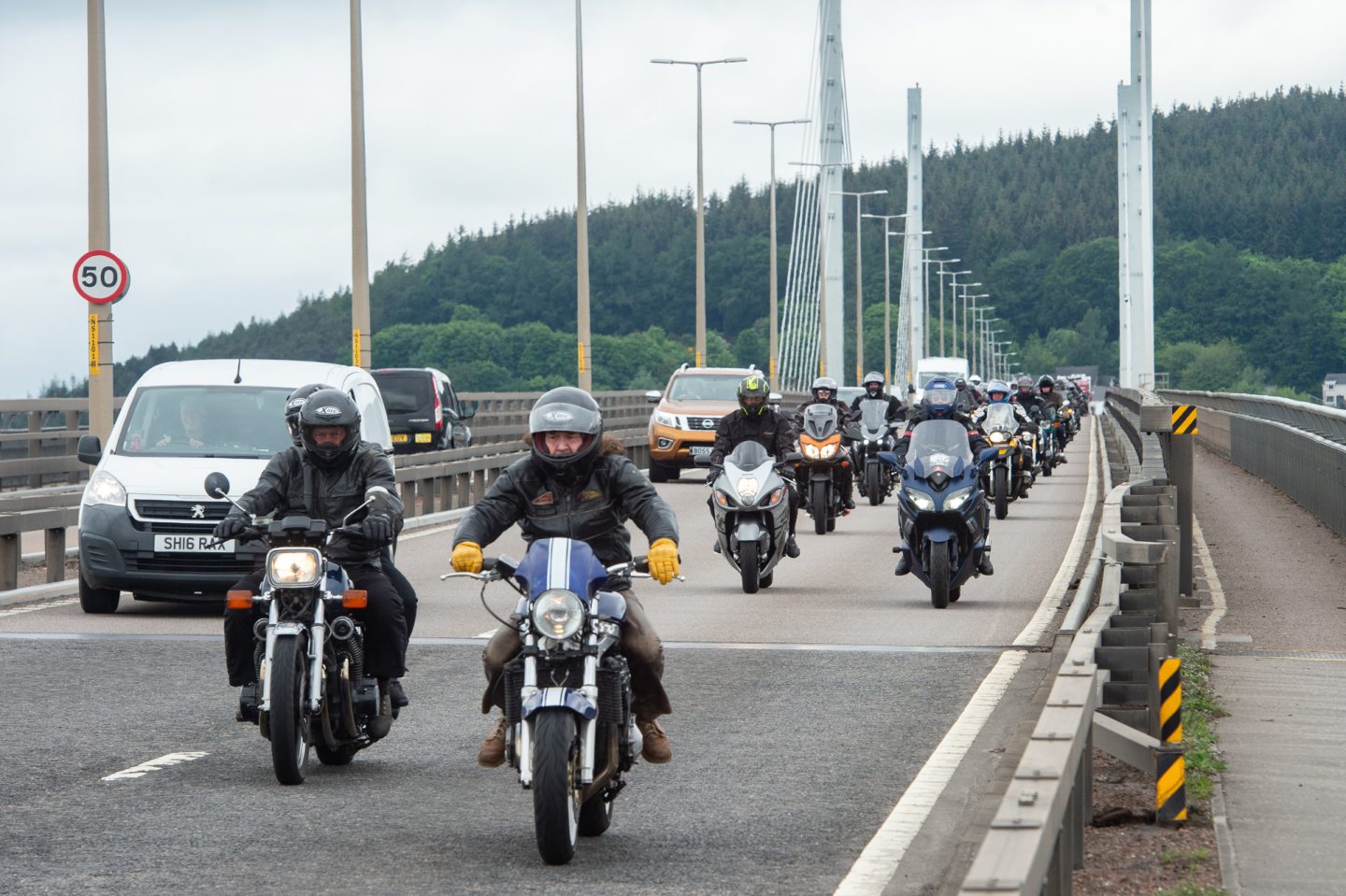 Hundreds of cars and bikes gather for Reece Mitchell’s goodbye