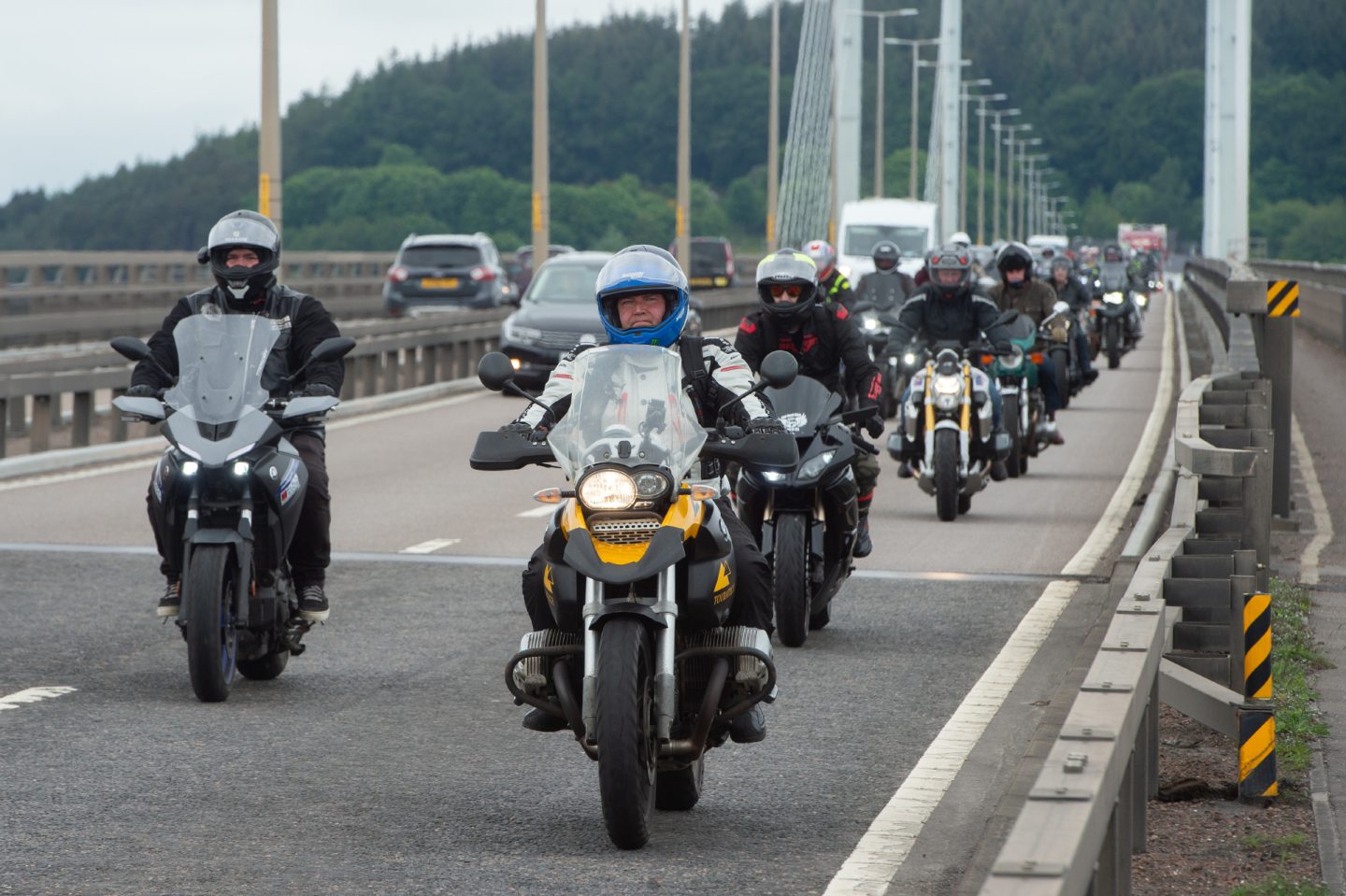 Hundreds of cars and bikes gather for Reece Mitchell’s goodbye