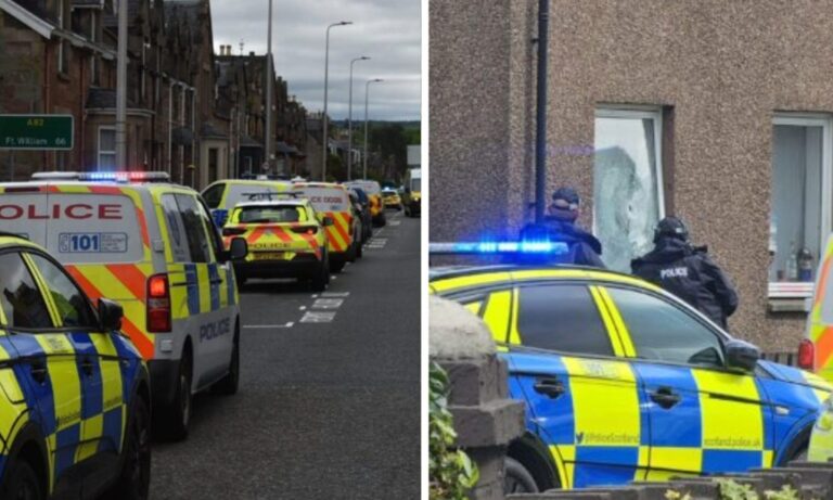 Armed officers surround Inverness property following 'disturbance'