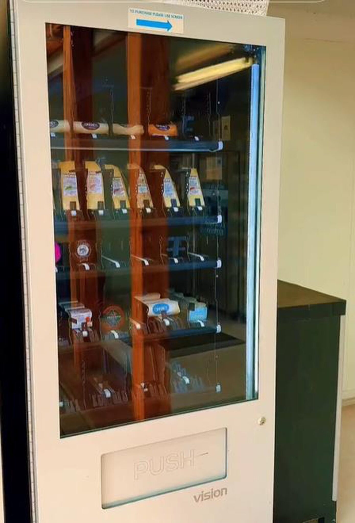 A cheese vending machine in the Highlands? Yes please!