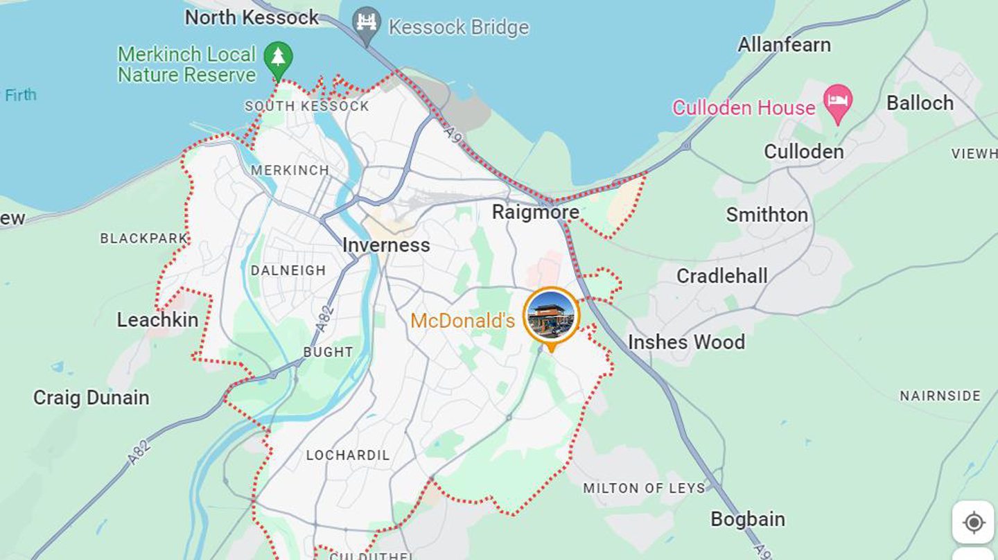 What is the population of Inverness?