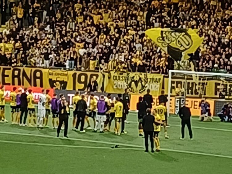 WATCH: Elfsborg fans on new Aberdeen boss Jimmy Thelin