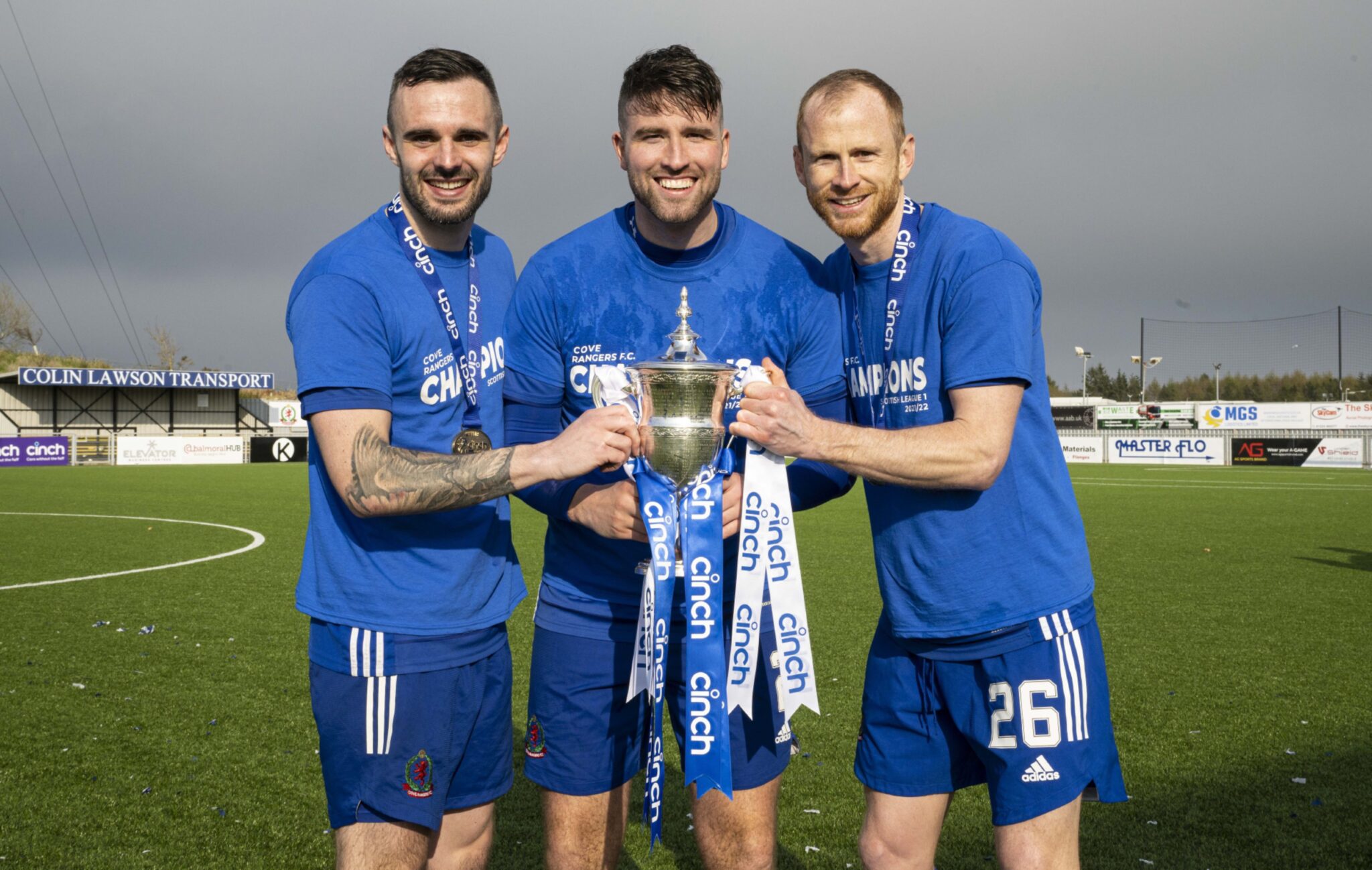 STARTING XI: Peterhead's Scott Ross on goal in Ibrox win