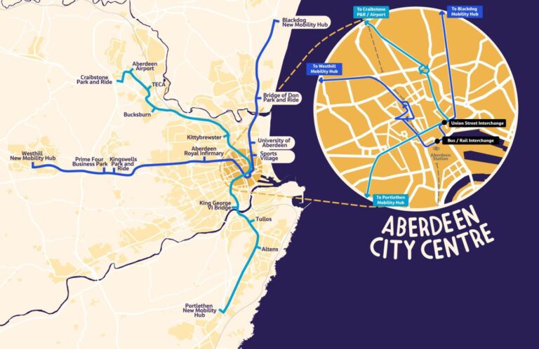Revealed: The £150m Aberdeen Rapid Transit bus/tram routes