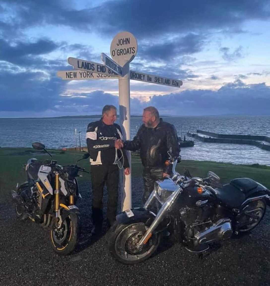Moray duo Graham Rattray and Peter Ross complete 900-mile ride