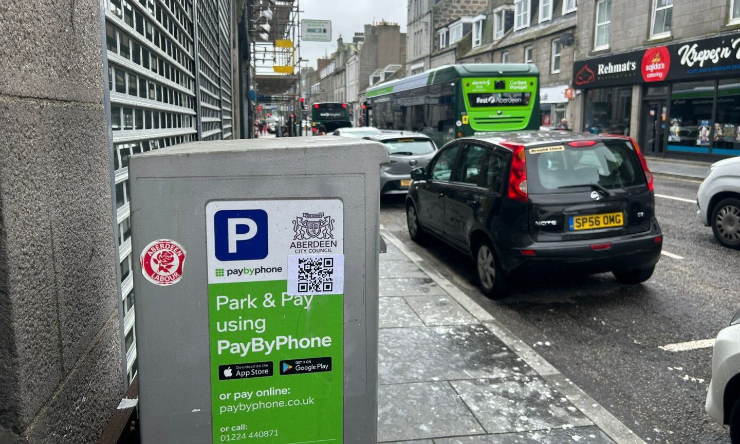 Warning over QR code scam at Aberdeen parking meters