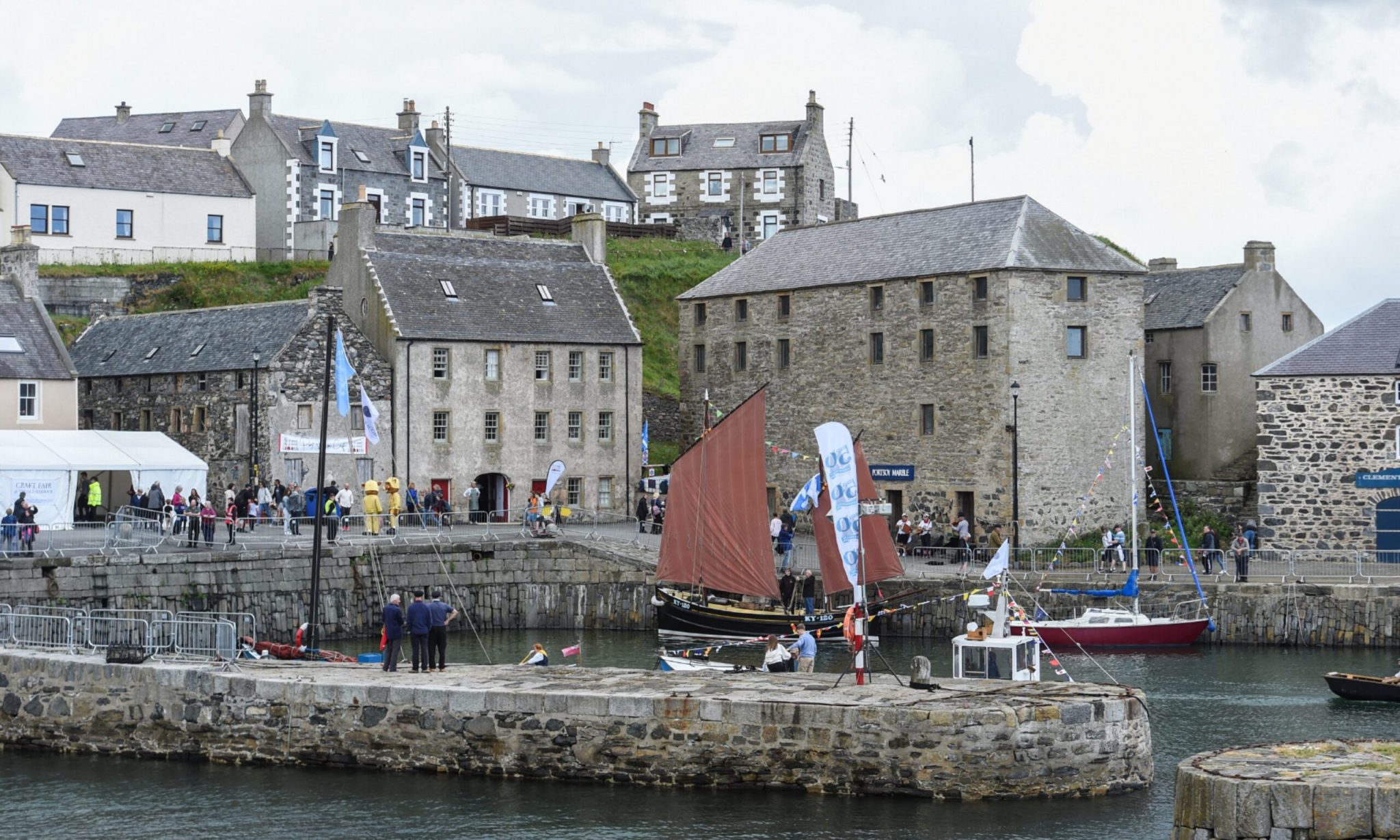Portsoy harbour buildings work to start as historians take over