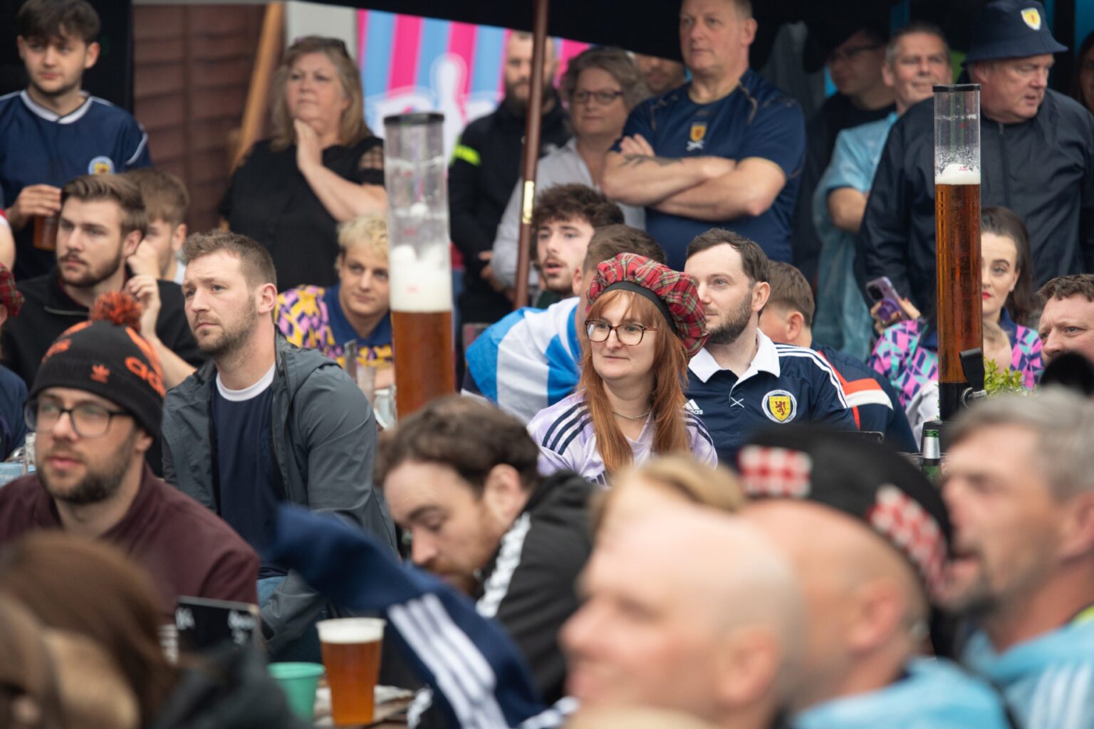 The best pictures as Scotland fans go through the emotions in the north