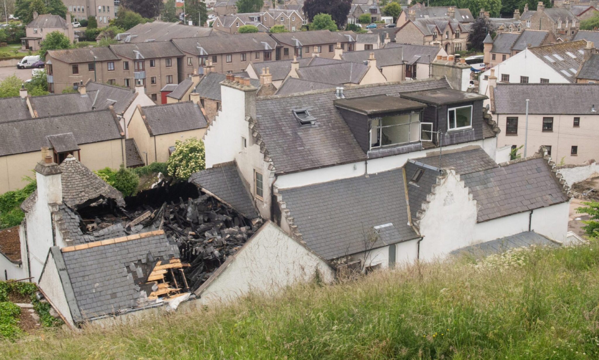 Man, 35, accused of deliberately setting fire to Elgin hotel