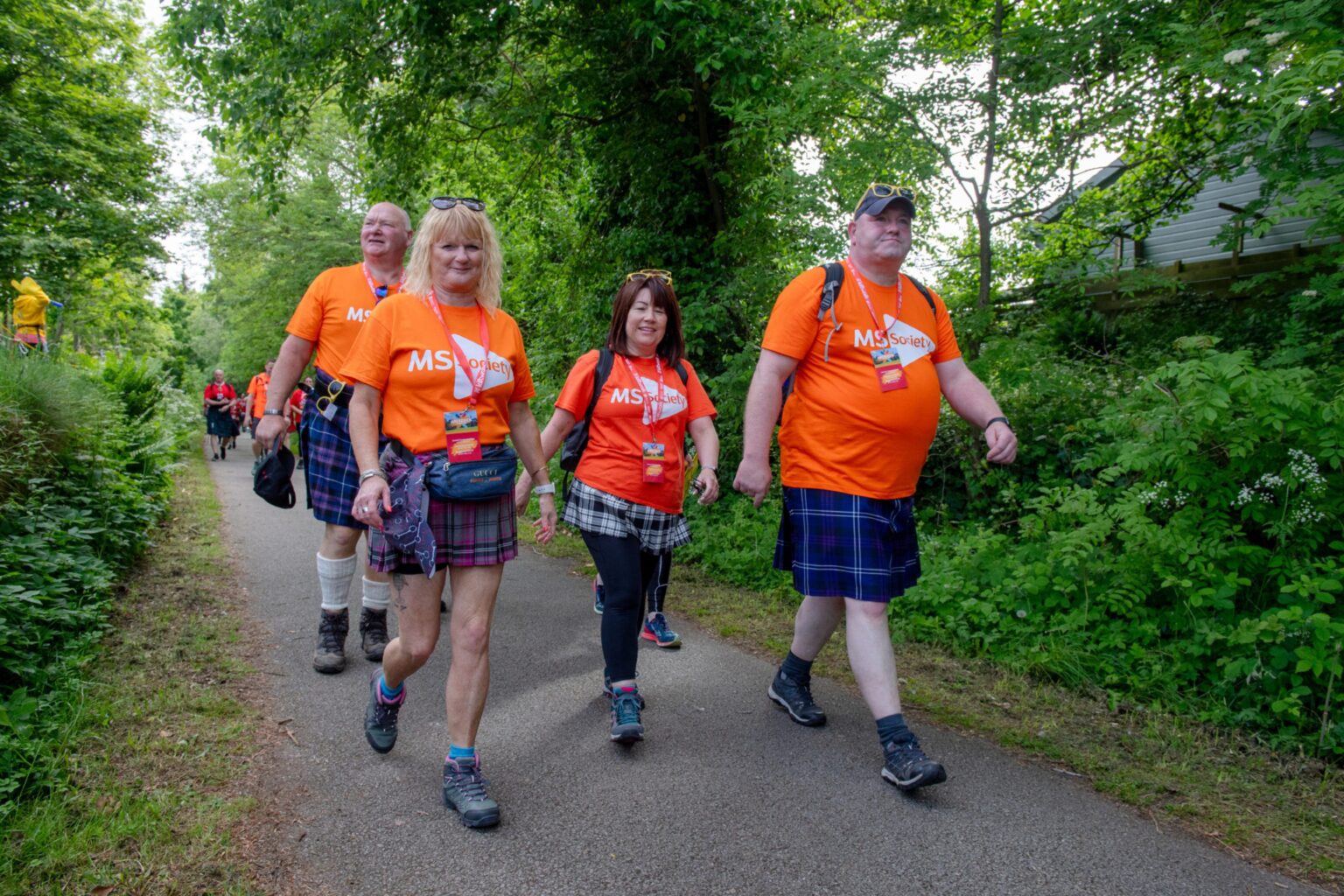 Thousands turn out for celebrate return of Aberdeen Kiltwalk 2024