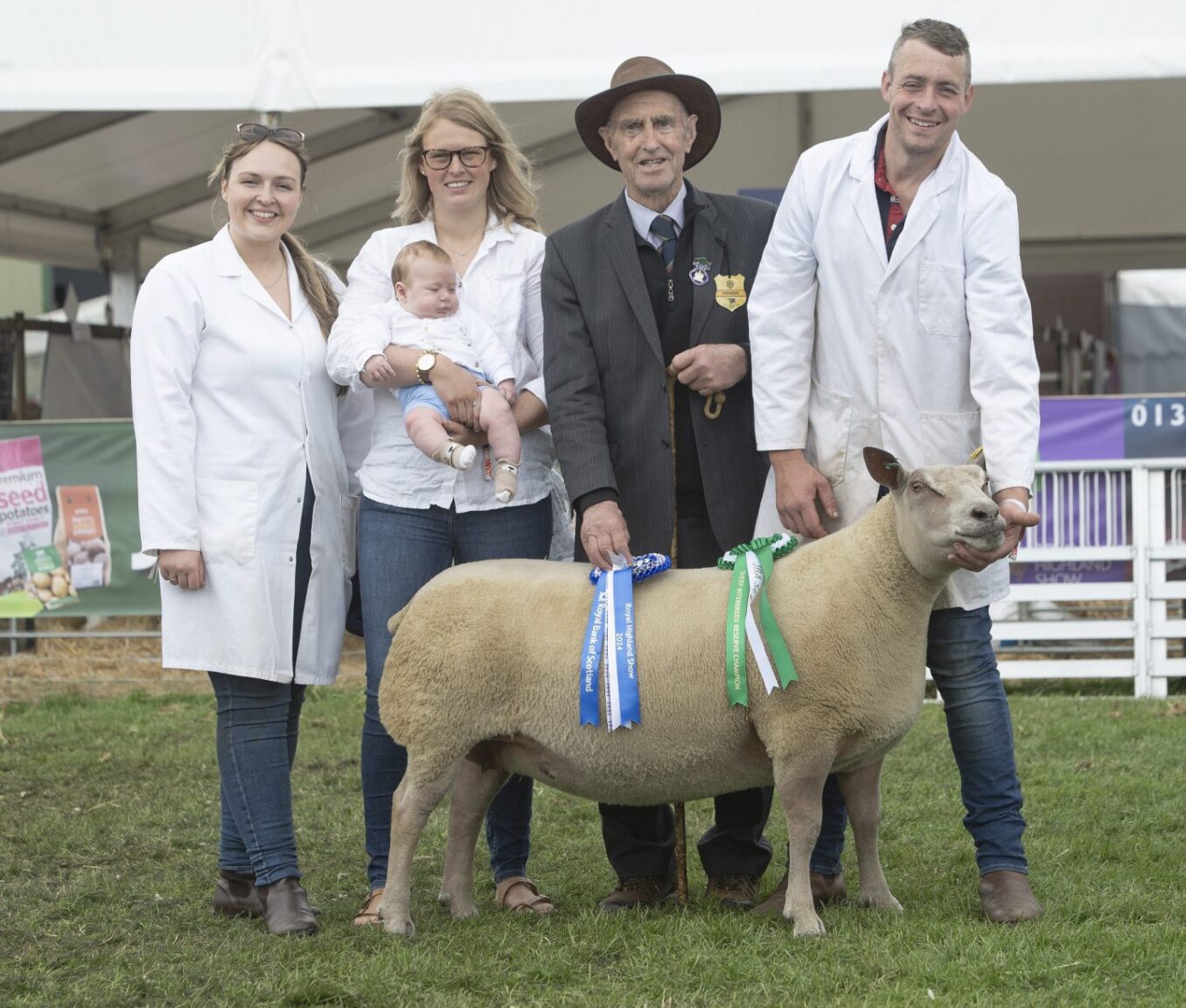Dream come true for Jamie Pirie winning supreme sheep at Highland Show