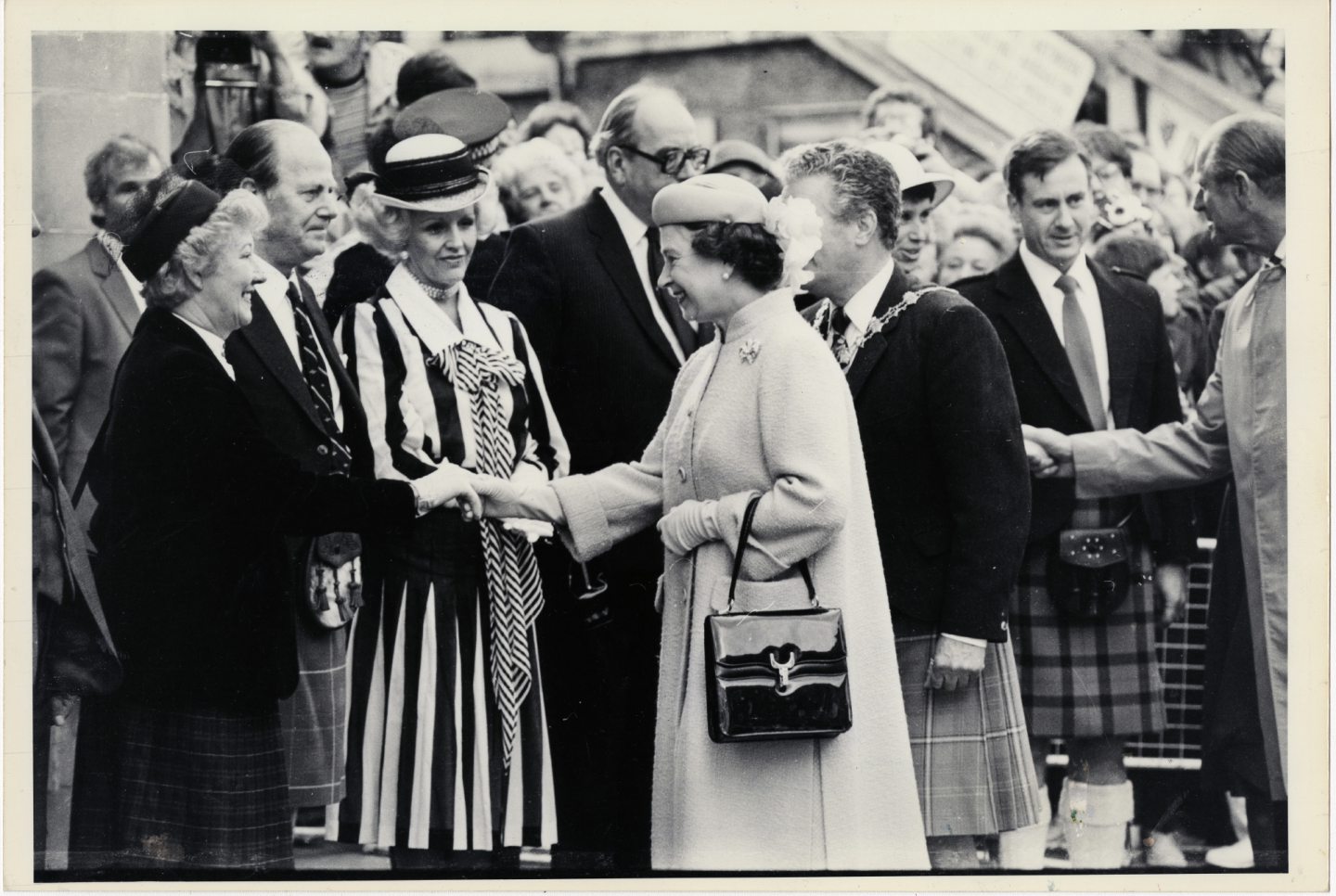 In pictures: Queen Elizabeth's walkabout in Inverness in 1985