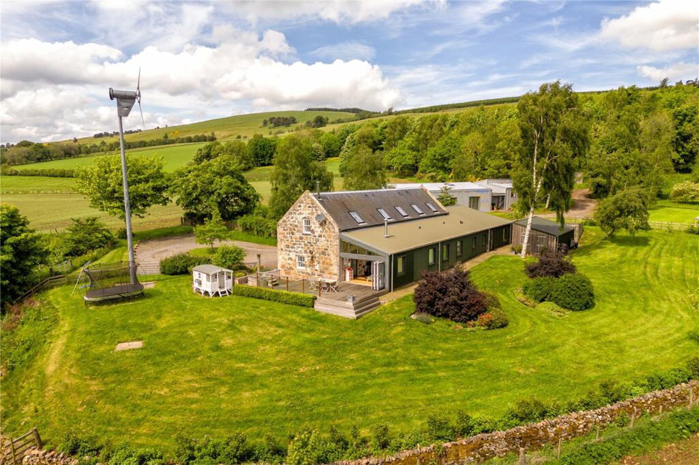 19th century stables converted into family home on sale in Insch