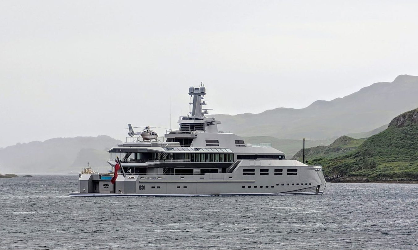 Superyacht owned by Microsoft billionaire spotted near Oban
