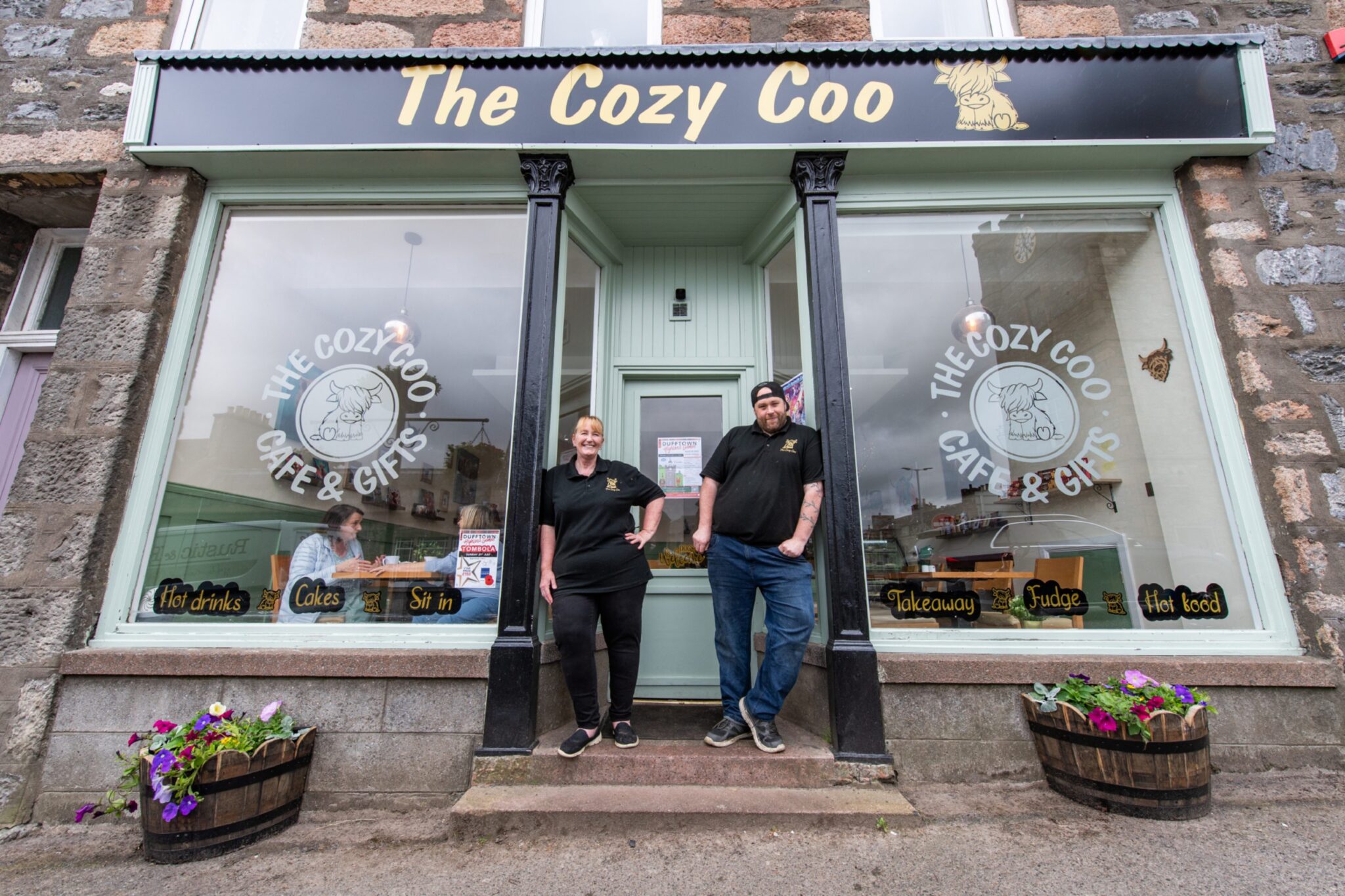 The family of three behind Dufftown café The Cozy Coo