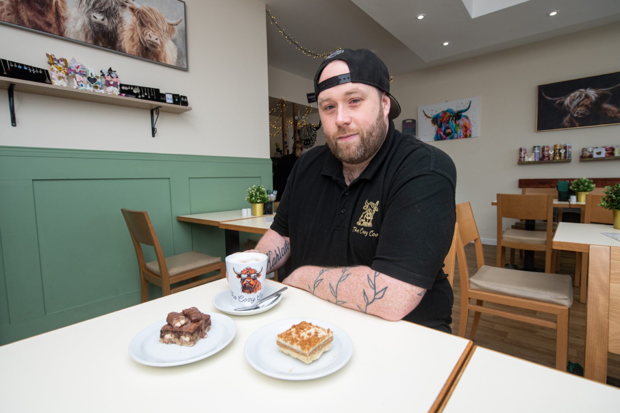 The family of three behind Dufftown café The Cozy Coo