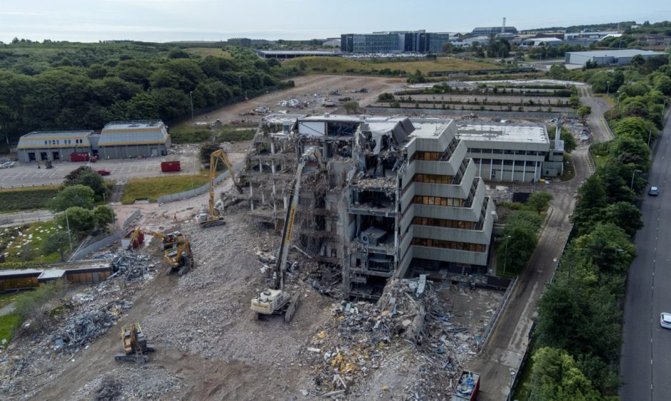 Aberdeen Shell demolition latest captured in new images