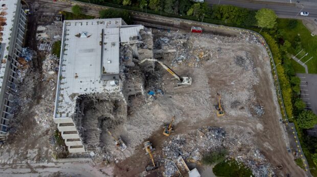 Aberdeen Shell demolition latest captured in new images