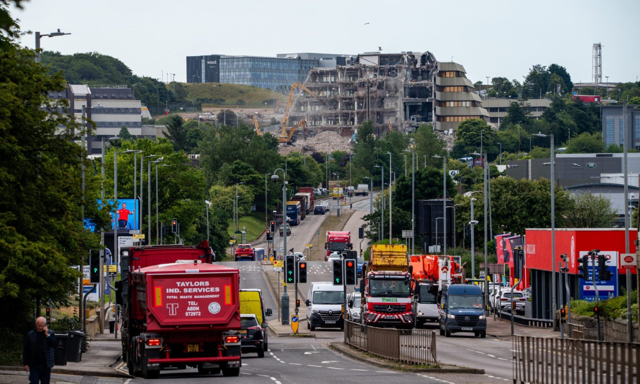 Aberdeen Shell demolition latest captured in new images