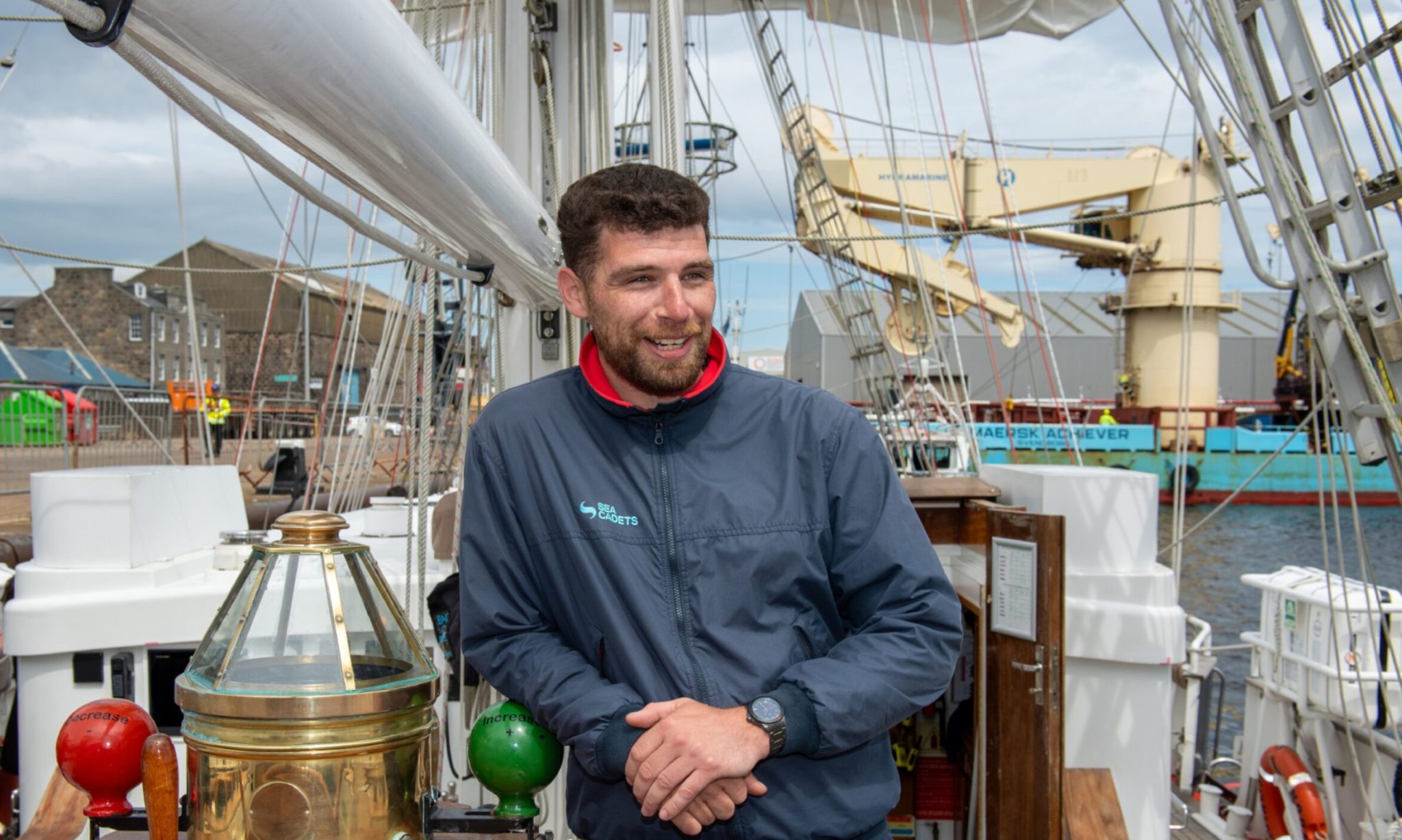 First look at historic Royalist Tall Ship as it arrives in Aberdeen