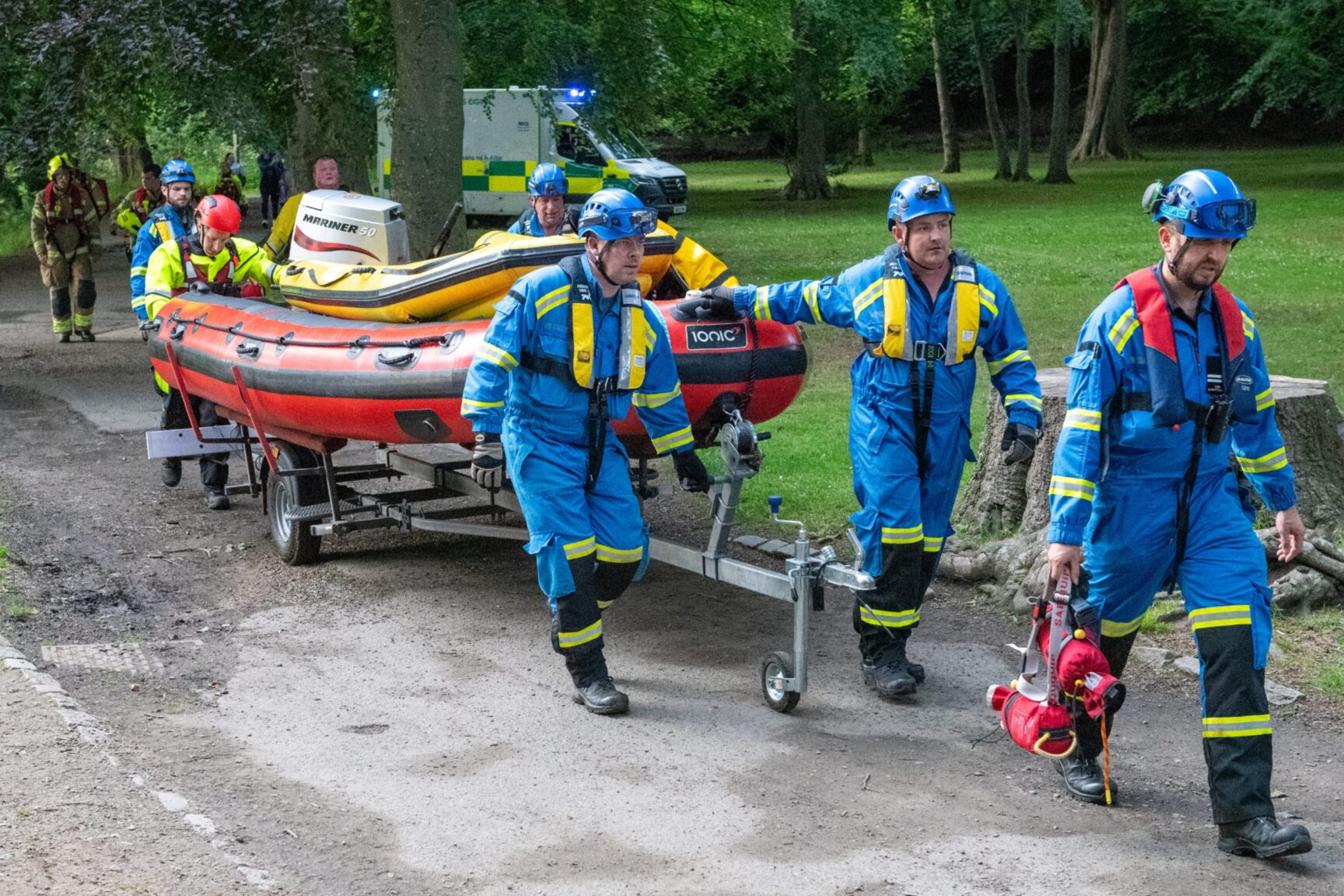 Man in the water prompts multi-agency response at Seaton Park