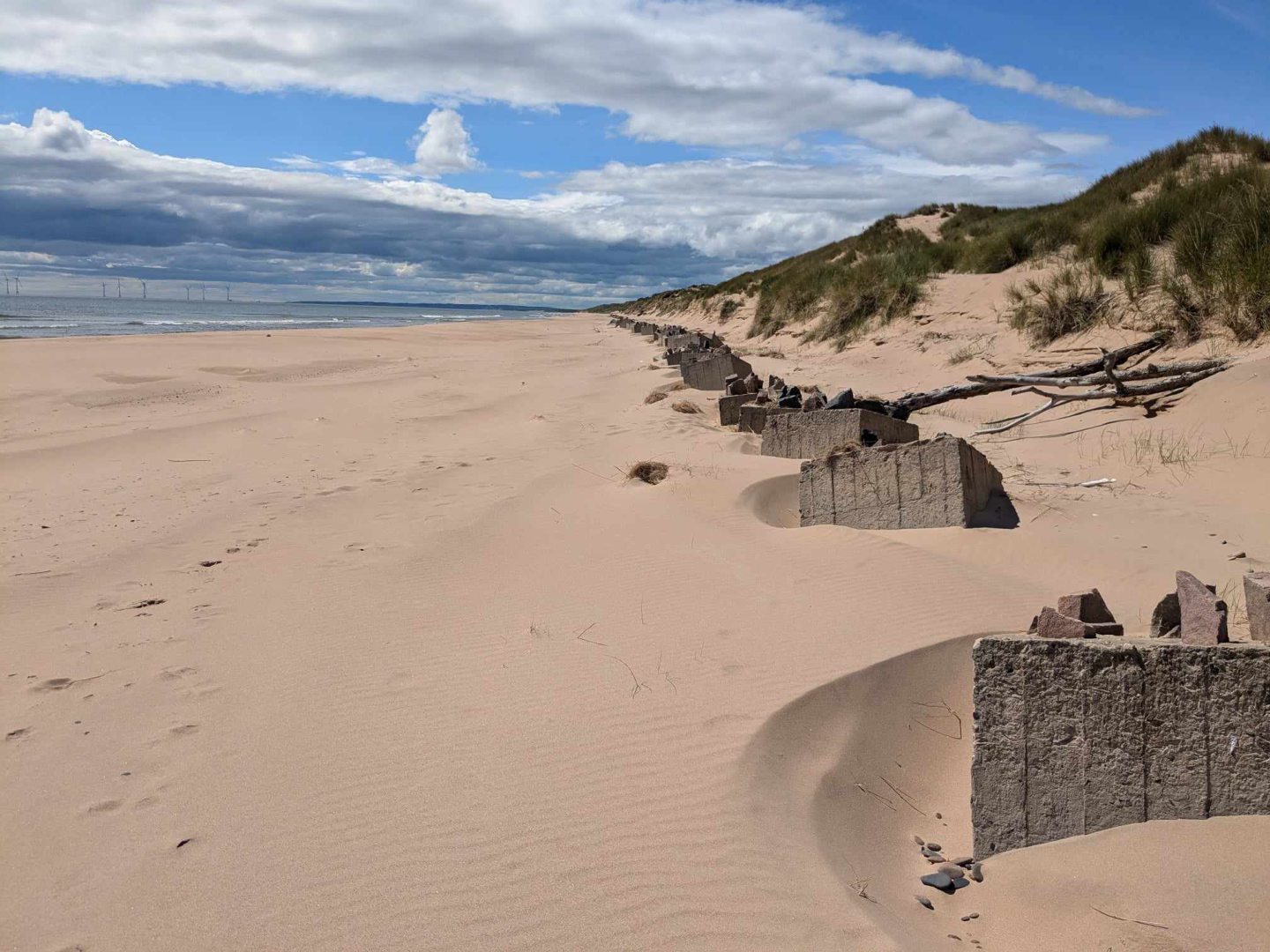 I found 'Hitler's Graveyard' - on Newburgh beach