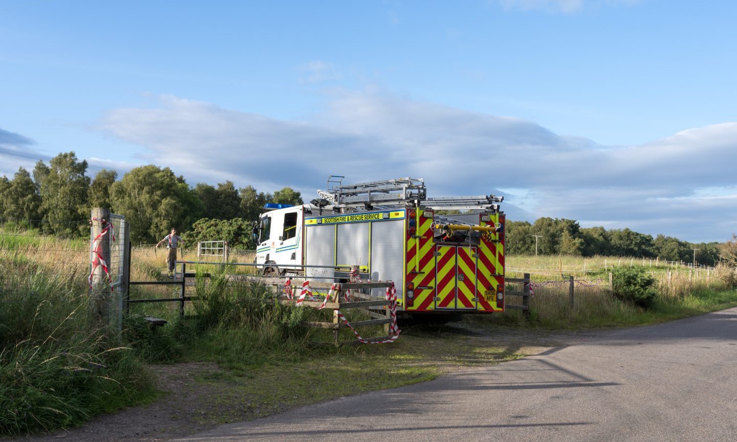 Culbin forest: Public told to avoid area as wildfire continues
